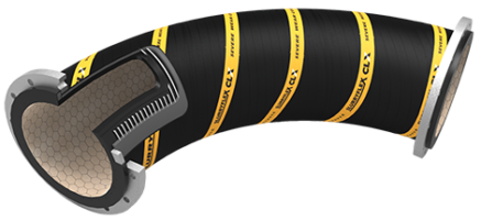 Slurryflex CLX XC-Series Pre-Formed Bend Ceramic Hose | Beaver Process ...