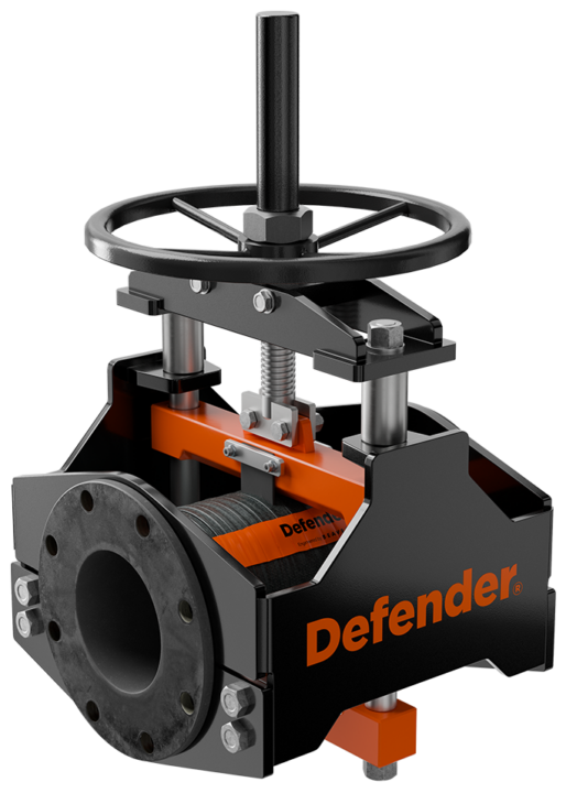 Defender Open Body Double-Ended Pinch Valve | Beaver Process Equipment